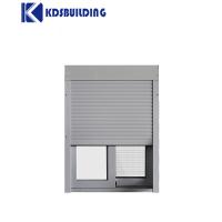 China French Style Aluminum Sliding Window With Remote Roller Shutter Soundproof for sale