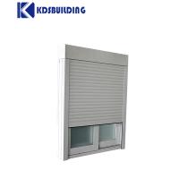 China French Style Aluminum Sliding Window With Remote Roller Shutter Soundproof for sale