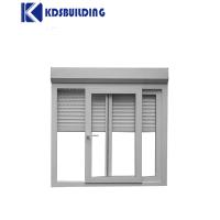 China French Style Aluminum Sliding Window With Remote Roller Shutter Soundproof for sale