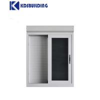 China French Style Aluminum Sliding Window With Remote Roller Shutter Soundproof for sale