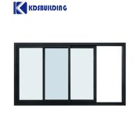 China Modern Design Double Leaf Aluminium Sliding Window Models With Mosquito Net For Residential for sale