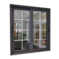 China KDSBuilding Industrial Price Aluminium Sliding Window And Door With Inside American Grill Balcony for sale