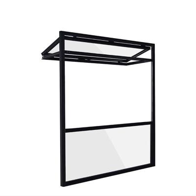 China Top Modern Design Customized Small Vertical Sliding Window Two Track Aluminum Folding Windows for sale
