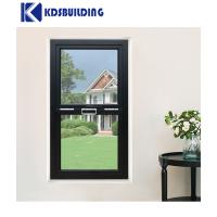 China Top Modern Design Customized Small Vertical Sliding Window Two Track Aluminum Folding Windows for sale