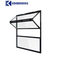 China Top Modern Design Customized Small Vertical Sliding Window Two Track Aluminum Folding Windows for sale