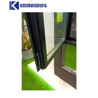 China Exterior Aluminum Frame Glass Window Double Glazed Casement Window With Screen for sale