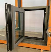China Waterproof Soundproof Aluminum Frame Glass Window Narrow Tilt And Turn Window for sale