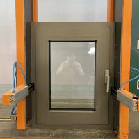China Aluminum Tilt And Turn Window Tempered Double Glass Thermal Break Exterior for sale