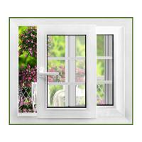 China KDSBuilding Plastic Glass PVC Slide UPVC Sliding Windows for sale