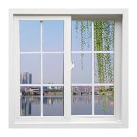 China KDSBuilding Modern Residential Windows Waterproof Double Clear Glazed Sliding Pvc Window With Thermal Glass for sale