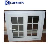 China KDSBuilding Modern Residential Windows Waterproof Double Clear Glazed Sliding Pvc Window With Thermal Glass for sale
