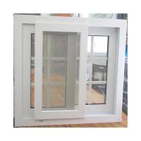 China KDSBuilding Soundproof Windproof Hurricne Diass Profiile Windows System Pvc Slide Window for sale