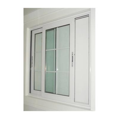 China KDSBuilding  French  Burglar Security Grille Price Small Triple glazed Upvc Pvc Sliding Window Cheap for sale