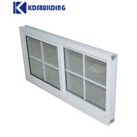 China KDSBuilding  French  Burglar Security Grille Price Small Triple glazed Upvc Pvc Sliding Window Cheap for sale