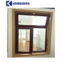 China KDSBuilding Upvc Modern  Casement  Black Color Thermal  Vinyl Windows Window For Sun Room for sale