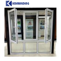 China KDSBuilding Upvc Double Galzed Windows Pvc Profile Window Chinese Style Casement Window  Pvc Swing Window for sale