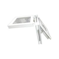 China KDSBuilding Pvc Insulated High Quality Plastic Push Out Windows Window For Houses Roof Window for sale