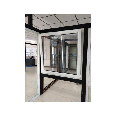 China KDSBuilding Price Vinyl Large Tilt And Turn Upvc Windows Glass Secured  Window for sale