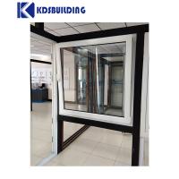China KDSBuilding Price Vinyl Large Tilt And Turn Upvc Windows Glass Secured  Window for sale
