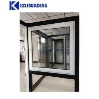 China KDSBuilding Price Vinyl Large Tilt And Turn Upvc Windows Glass Secured  Window for sale