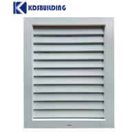 China KDSBuilding Pvc Clear Glass Tilt And Turn Blind Upvc Window  Small Louver With NFRC Certificate For Offices for sale