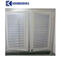 China KDSBuilding Pvc Clear Glass Tilt And Turn Blind Upvc Window  Small Louver With NFRC Certificate For Offices for sale