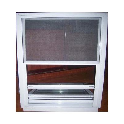 China KDSBuilding Perfiles Hurricane Impact Triple Glazed Upvc Double Hung Windows Manufacturing for sale