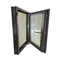 China KDSBuilding Black PVC Window Vinyl  Black-Casement-Window Windows 48x72 Window Replacement  Protection for sale