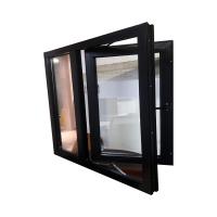 China KDSBuilding Black-Casement-Window Black PVC Window Vinyl Frame Windows China Window Manufacturer for sale