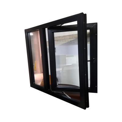 China KDSBuilding Black-Casement-Window Black PVC Window Vinyl Frame Windows China Window Manufacturer for sale