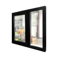 China KDSBuilding Window Vinyl  Black-Casement-Window PVC Windows Heat Insulation Stained Glass Windows for Houses for sale
