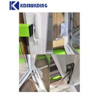 China Swing  American Style Type Custom UPVC PVC Casement Open Hand Crank Casement Window With Fly Screen Swing Opening Window for sale