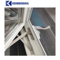 China KDSBuilding American Plastic Clear PVC UPVC Swing Operator Open Hand Casement Custom Crank Window With Fly Screen for sale