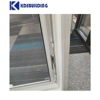 China KDSBuilding American Plastic Clear PVC UPVC Swing Operator Open Hand Casement Custom Crank Window With Fly Screen for sale
