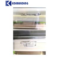 China KDSBuilding  White Color Single Hung Upvc Windows With Screen Frame Double Glazed Window Vertical Sliding Windows for sale