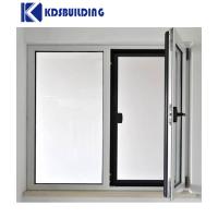 China KDSBuilding Exterior Pvc Small Casement Upvc Windows Clear PVC  Window  Glass Greenhouse  Hurricane Impact Windows for sale