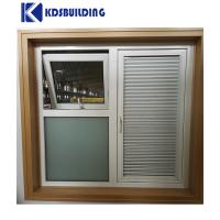 China KDSBuilding NFRC Australia standard Hurricane Impact Pvc Vinyl awning Window for sale