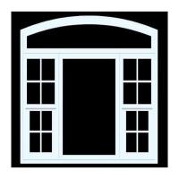China KDSBuilding American Style Double Hung windows With Tilt Turn and Glass Grill Tube  Glass Greenhouse for sale