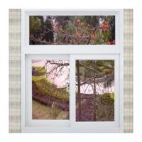China KDSBuilding Fire Blast Bullet Sound Proof Double Clear Tempered Security Glass Pvc Slide Window For Home for sale