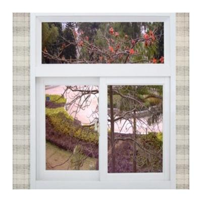 China KDSBuilding Fire Blast Bullet Sound Proof Double Clear Tempered Security Glass Pvc Slide Window For Home for sale