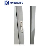China KDSBuilding Fire Blast Bullet Sound Proof Double Clear Tempered Security Glass Pvc Slide Window For Home for sale