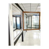 China KDSBuilding Pvc Windows China Con Perciana High Quality Upvc Plastic Window  Exterior Swing for sale