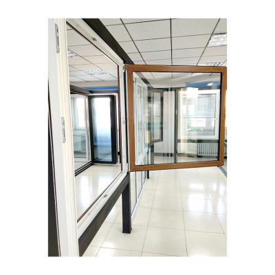 China KDSBuilding Pvc Windows China Con Perciana High Quality Upvc Plastic Window  Exterior Swing for sale