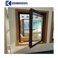 China KDSBuilding Pvc Windows China Con Perciana High Quality Upvc Plastic Window  Exterior Swing for sale