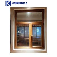 China KDSBuilding Pvc Windows China Con Perciana High Quality Upvc Plastic Window  Exterior Swing for sale
