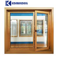 China KDSBuilding Pvc Windows China Con Perciana High Quality Upvc Plastic Window  Exterior Swing for sale