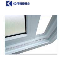 China KDSBuilding Top Quality Low-E Glass Wholesale Pvc Casement Window For bathroom Clear Pvc Window for sale