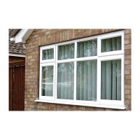 China Upvc Windows Frost Glass Weather Strip Fresh 4 Panel Windows Casement Window With Burglar Proof Germany Hardware Security Screen for sale