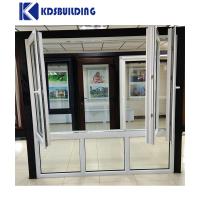 China Upvc Windows Frost Glass Weather Strip Fresh 4 Panel Windows Casement Window With Burglar Proof Germany Hardware Security Screen for sale