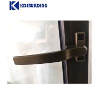 China European Perforate Graphic Kdsbuilding Black Casement Projected Black Frame Windows Triple Glaze Vinyl Window for sale